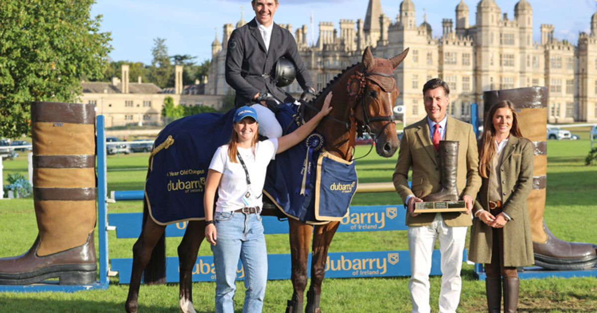 Max's recent find lifts the trophy | Defender Burghley Horse Trials