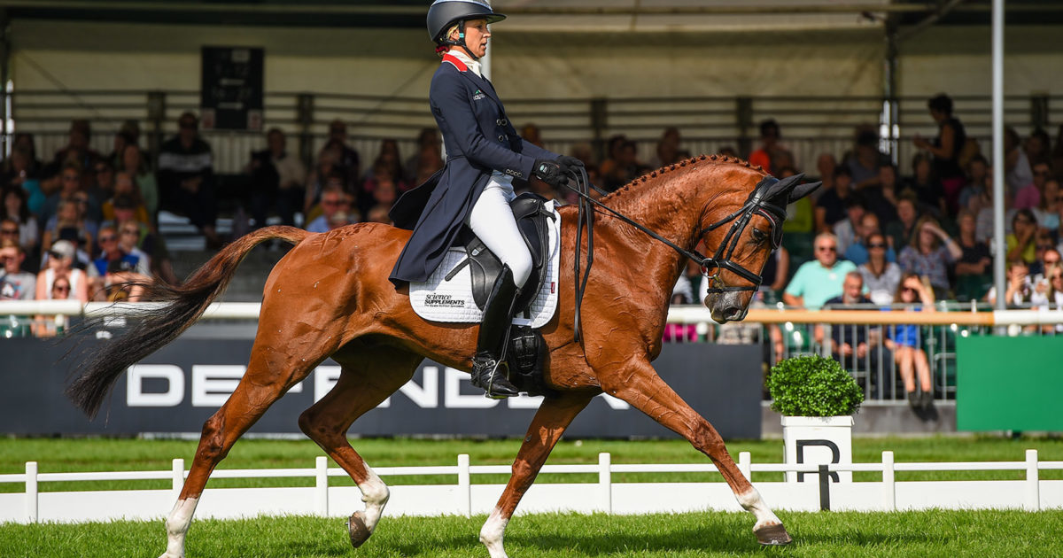 Bruised Bullimore Battles Her Way To… | Defender Burghley Horse Trials